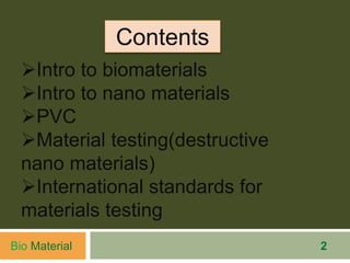 materials presentation............ | PPT