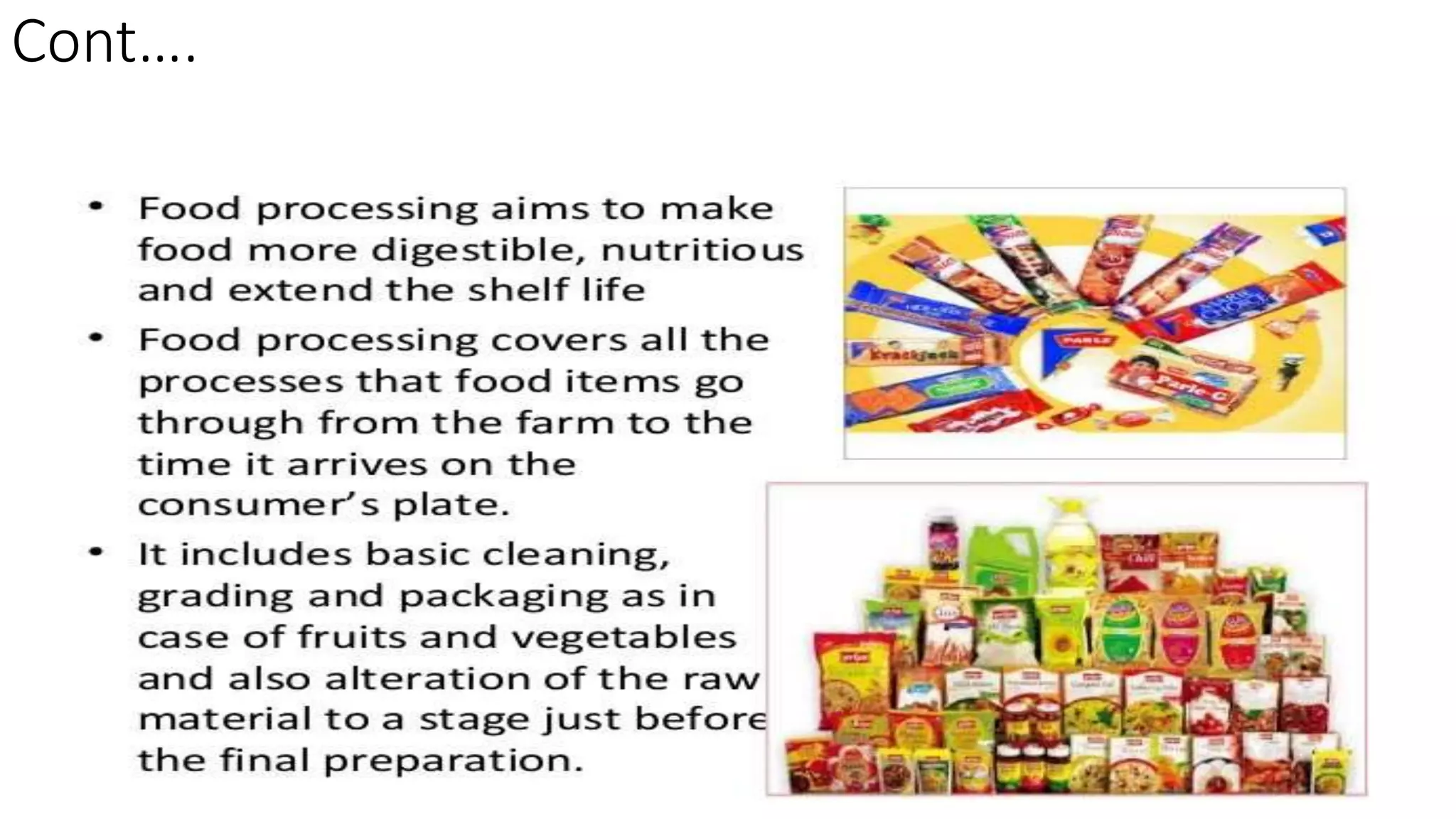 Intro to food technology | PPTX