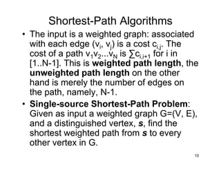 14 chapter9 graph_algorithmstopologicalsort_shortestpath | PPT