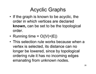 14 chapter9 graph_algorithmstopologicalsort_shortestpath | PPT
