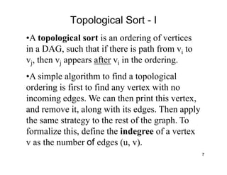 14 chapter9 graph_algorithmstopologicalsort_shortestpath | PPT