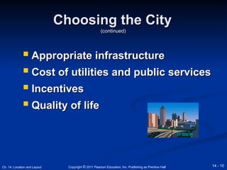 14 Choosing the Right Location and Layout.ppt