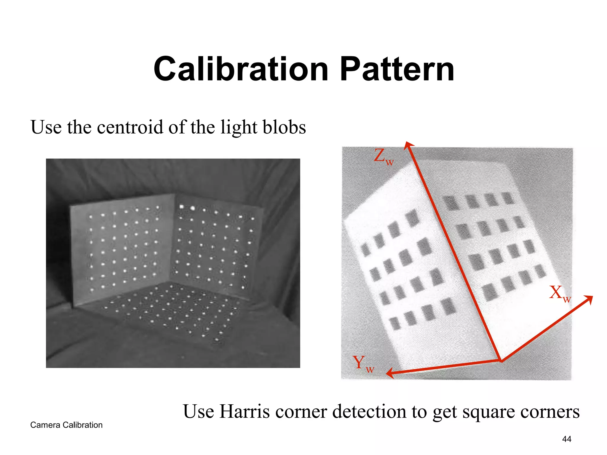 14 cie552 camera_calibration | PPTX | 3-D Graphics | Computer Software and Applications