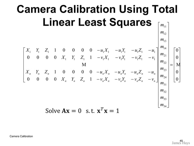 14 cie552 camera_calibration | PPT