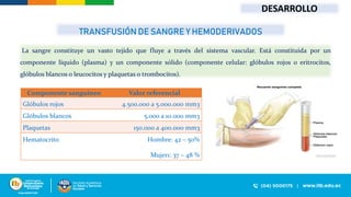 14 CLASE TRANFUSION SANGUINEA Y DE HEMODERIVADOS.pptx