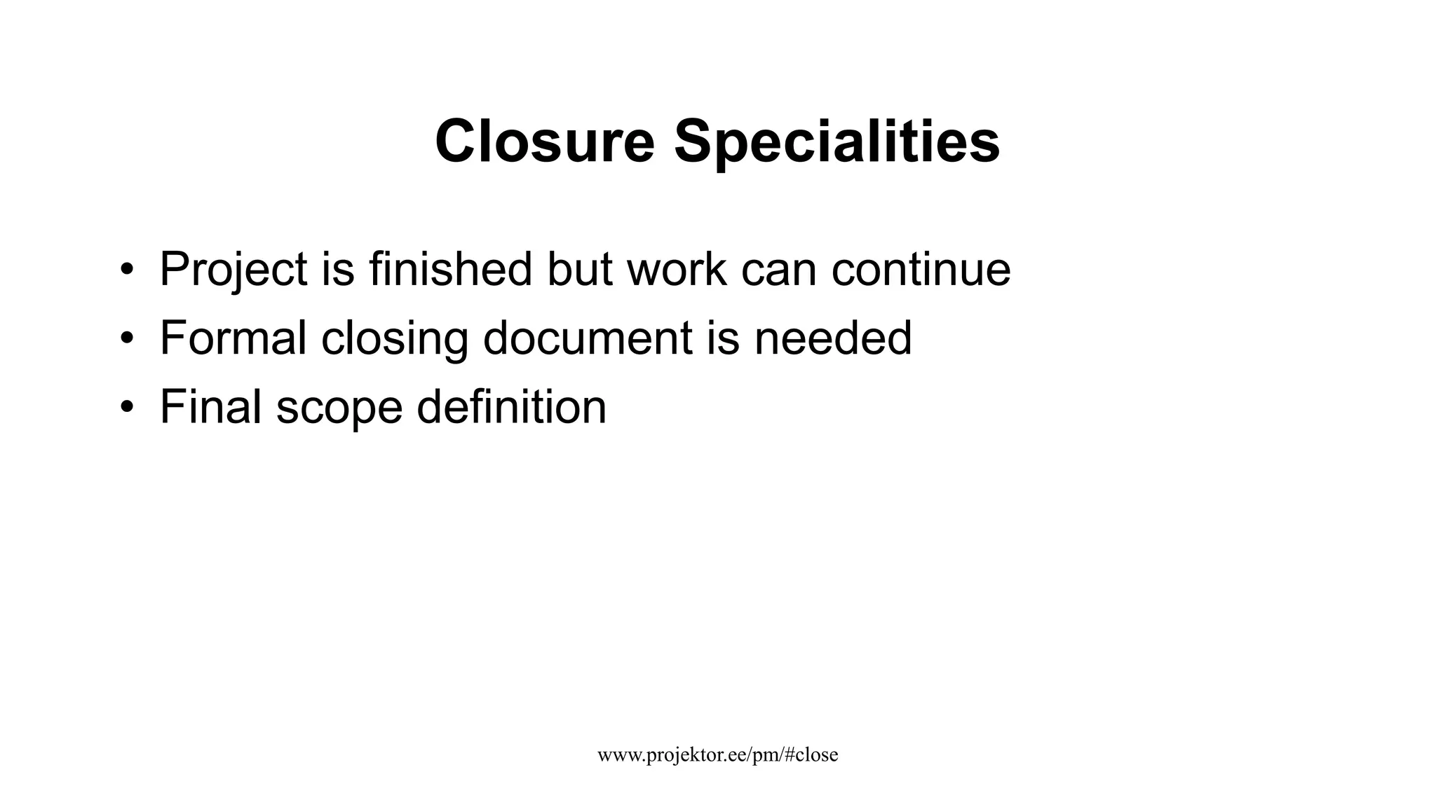 Project Closing | PPTX