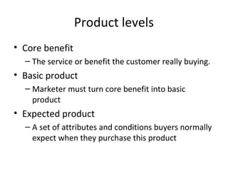 products levels & classification | PPT