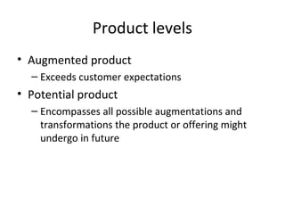 products levels & classification | PPT