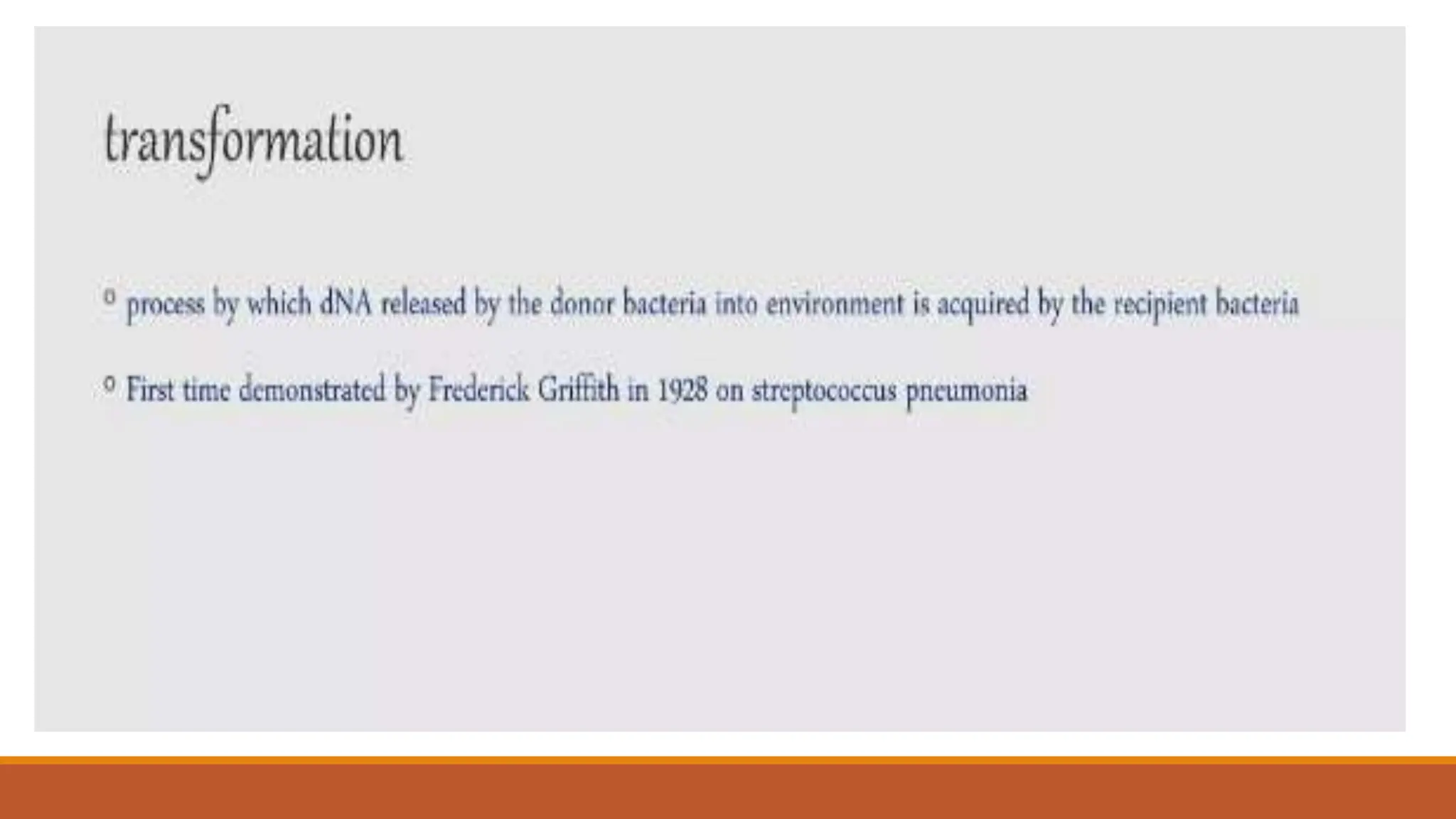 DPT - Conjugation, transduction and transformation | PPTX