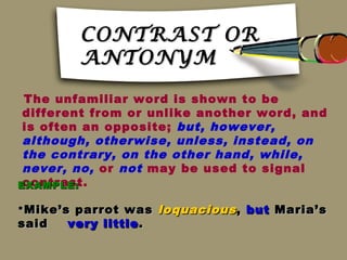 14 context clues | PPT