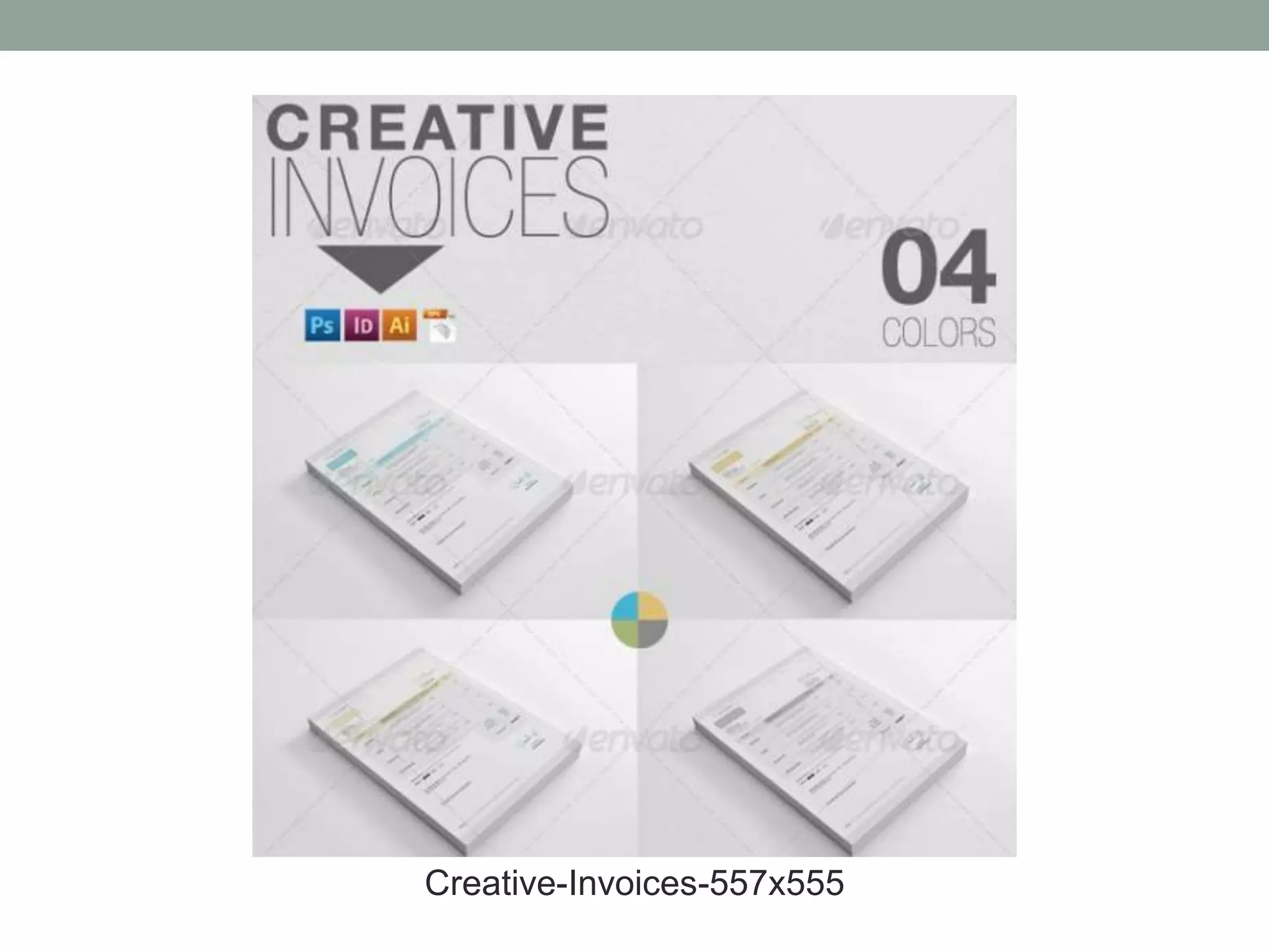 14 contoh invoice desain modern | PPTX