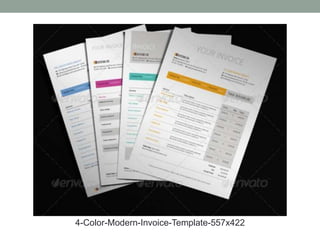 14 contoh invoice desain modern | PPTX