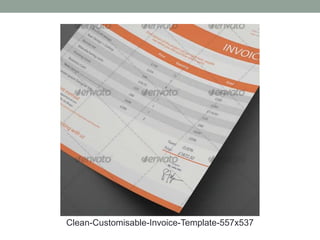 14 contoh invoice desain modern | PPTX