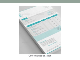 14 contoh invoice desain modern | PPTX