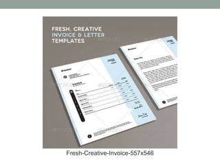 14 contoh invoice desain modern | PPTX