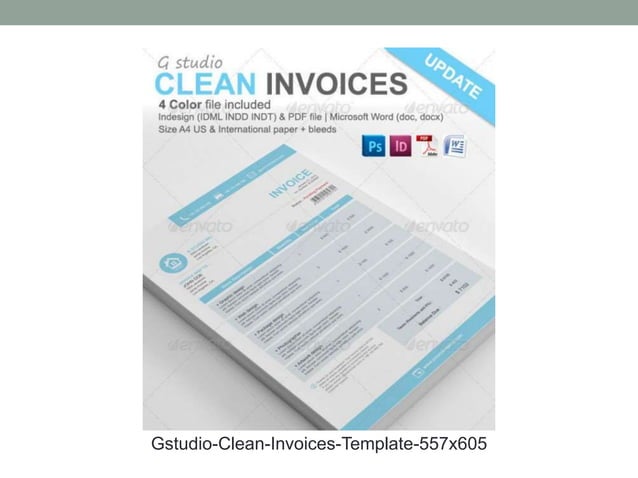 14 contoh invoice desain modern | PPTX