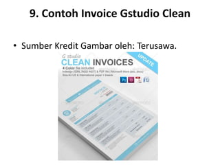 14 contoh invoice desain modern | PPT