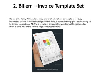 14 contoh invoice desain modern | PPT