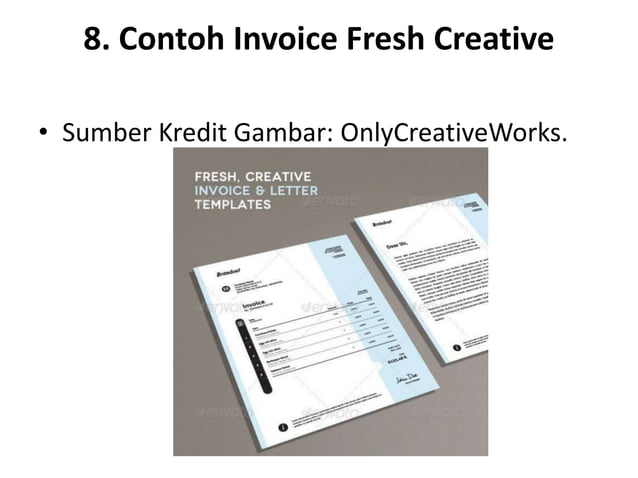 14 contoh invoice desain modern | PPT