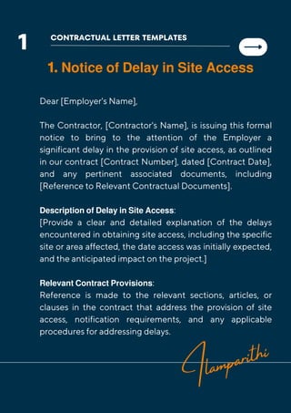 14_Contractual_Claims_letter_Templates_1715847934 | PDF