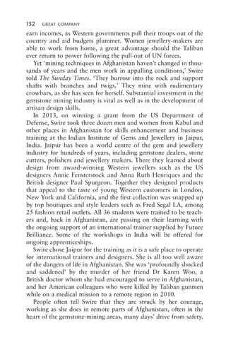 Story of Future Brilliance, Sophia Swire, in 'Great Company' book | PDF