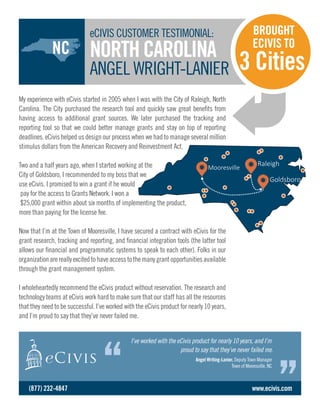 Angel Wright-Lanier North Carolina | PDF