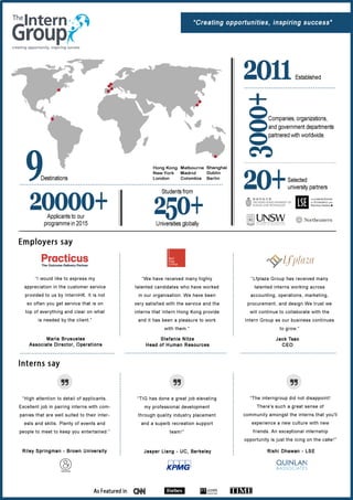 Intern Hong Kong Brochure | PDF