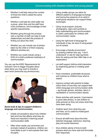 PIP_Communicating with disabled children and young people | PDF