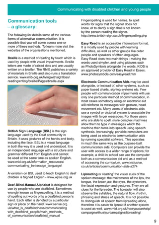 PIP_Communicating with disabled children and young people | PDF
