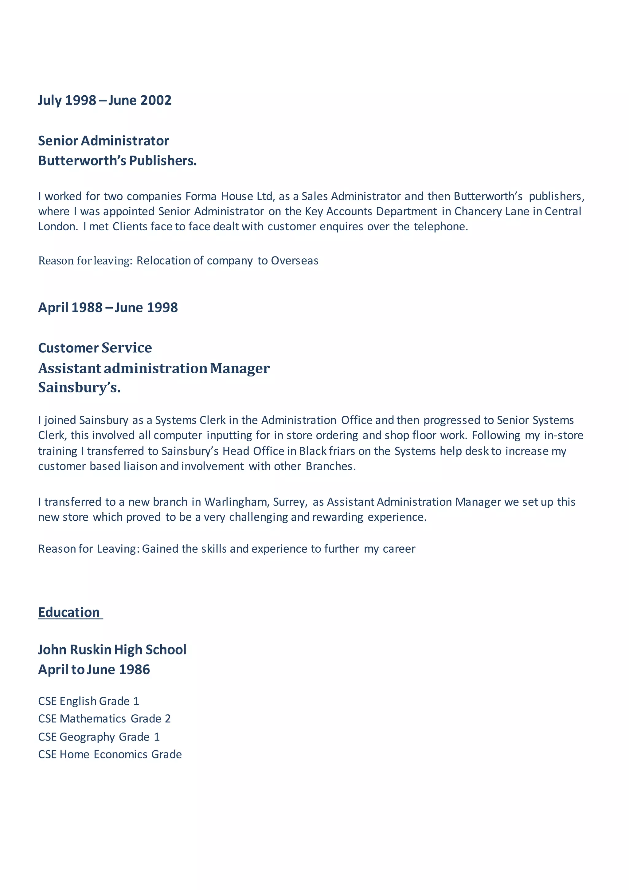Lee Richard Turner CV | DOCX | Business Administration | Business