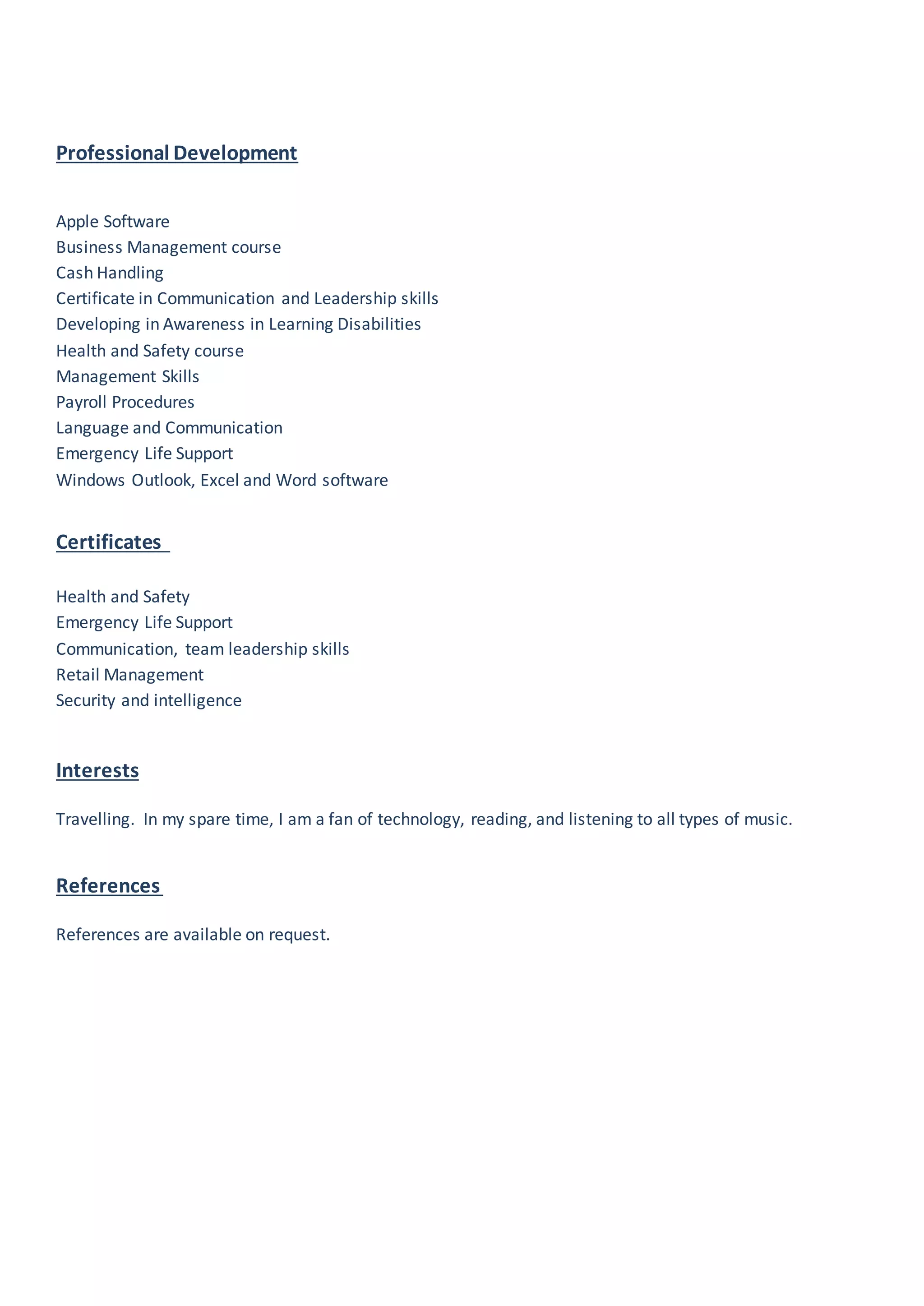 Lee Richard Turner CV | PDF