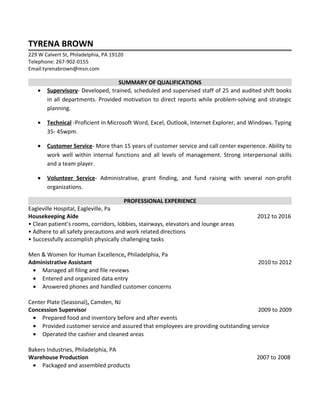 Tyrena_Brownresume updated | DOC