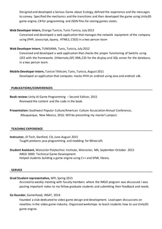 CV Chaima Jemmali | PDF