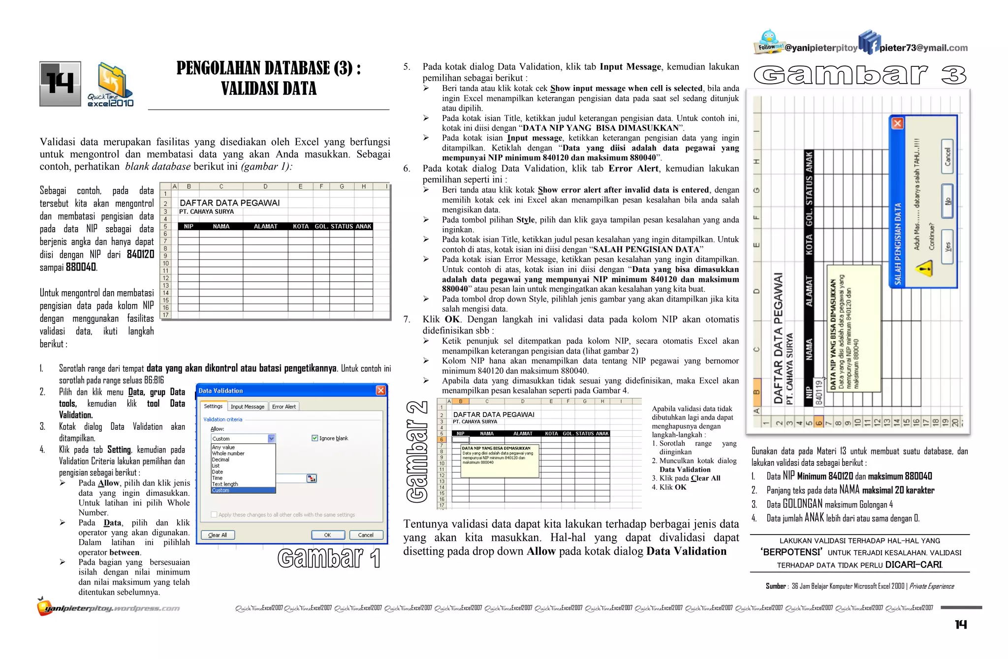 Database(3): Validasi Data | PDF
