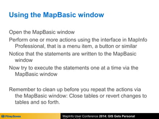 Automating Repetitive Tasks with MapBasic | PPT