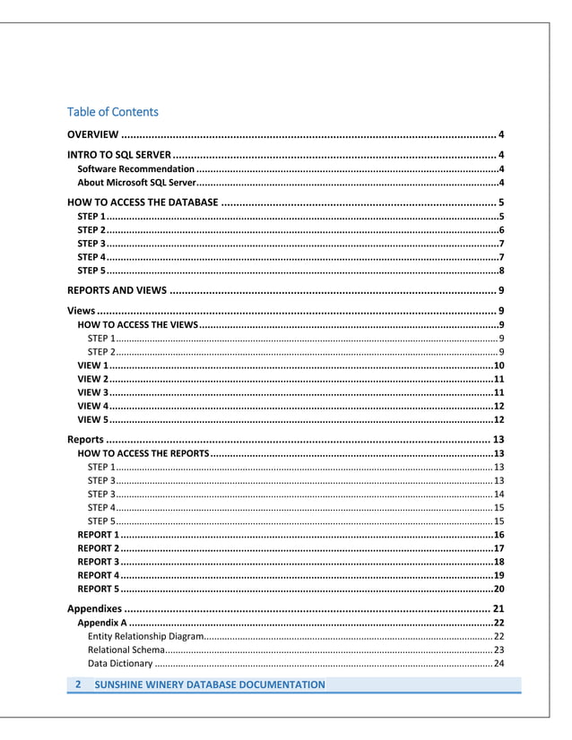 FinalDocumentSunshine_Winery | PDF | Databases | Computer Software and Applications
