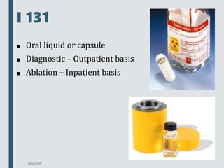 Radioactive Iodine Treatment in Thyroid Cancers | PPT