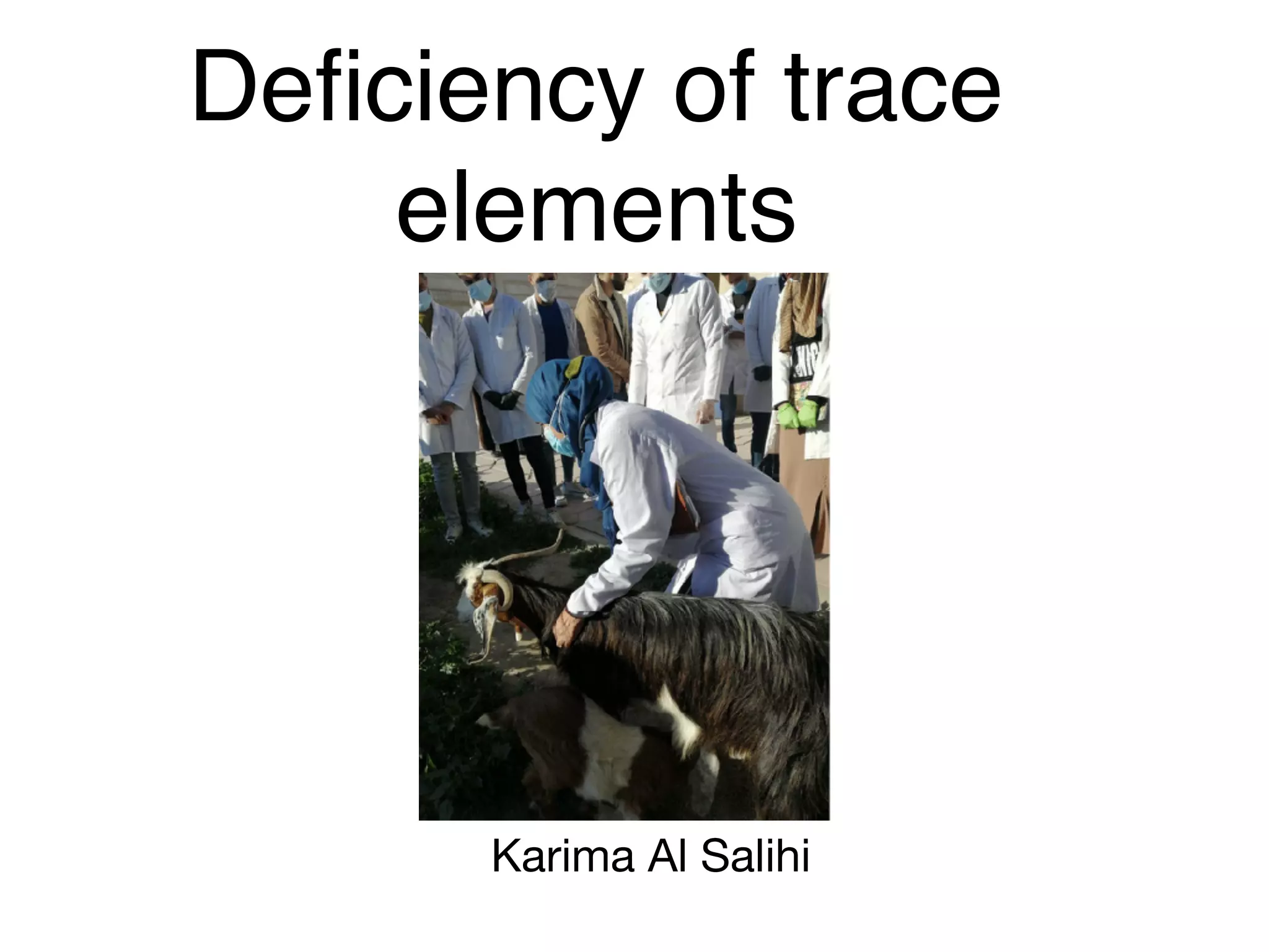 14 deficiency of trace elements | PDF