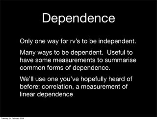 14 Dependence | PDF