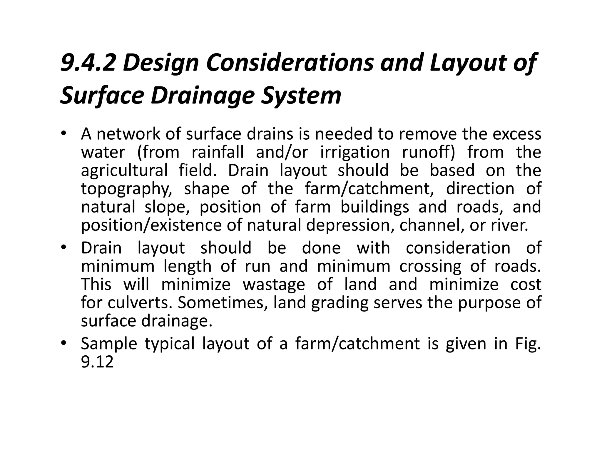 14 d&i design of surface drainage | PDF