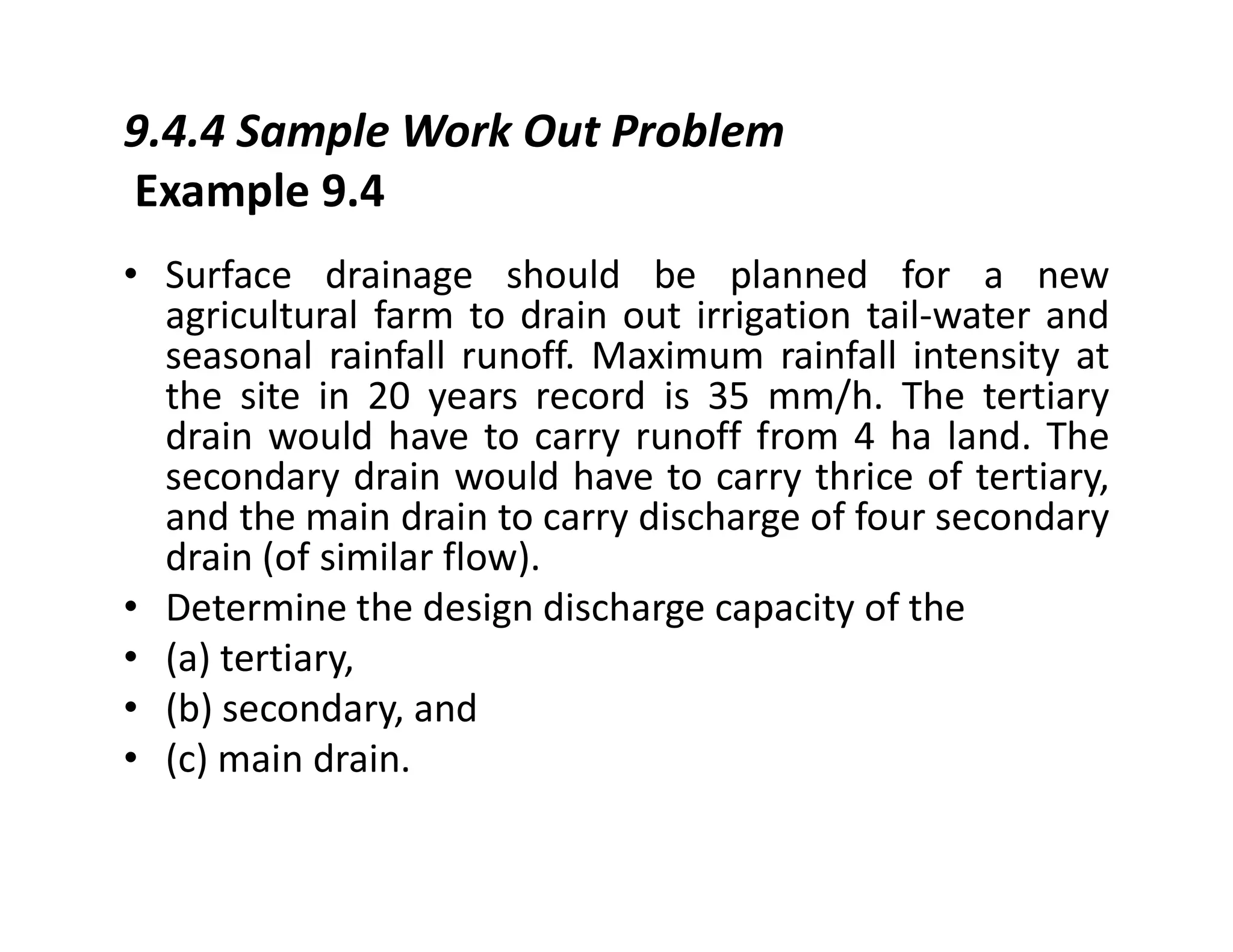 14 d&i design of surface drainage | PDF