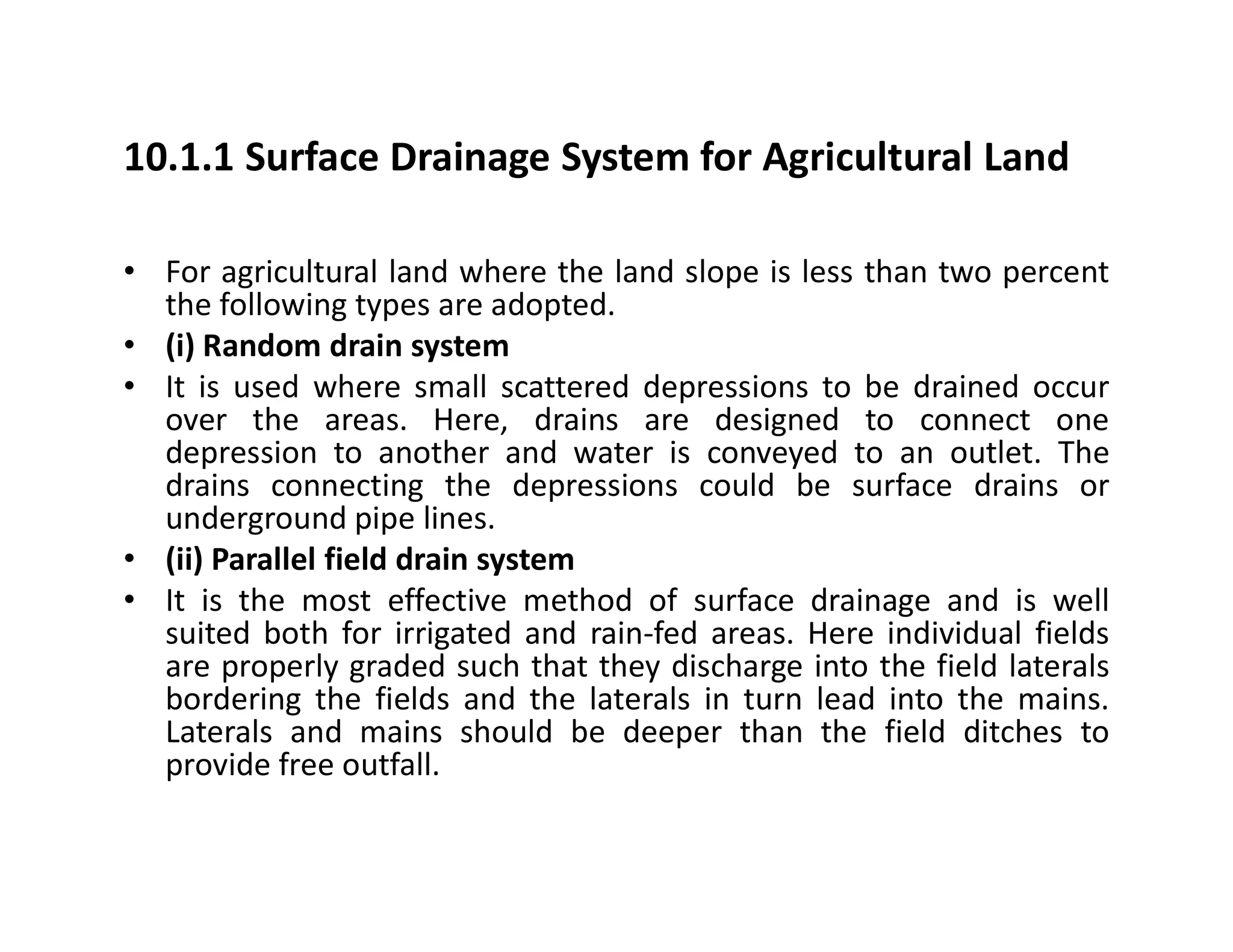 14 d&i design of surface drainage | PDF