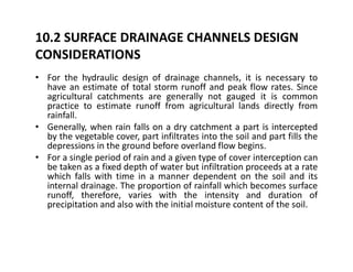14 d&i design of surface drainage | PDF