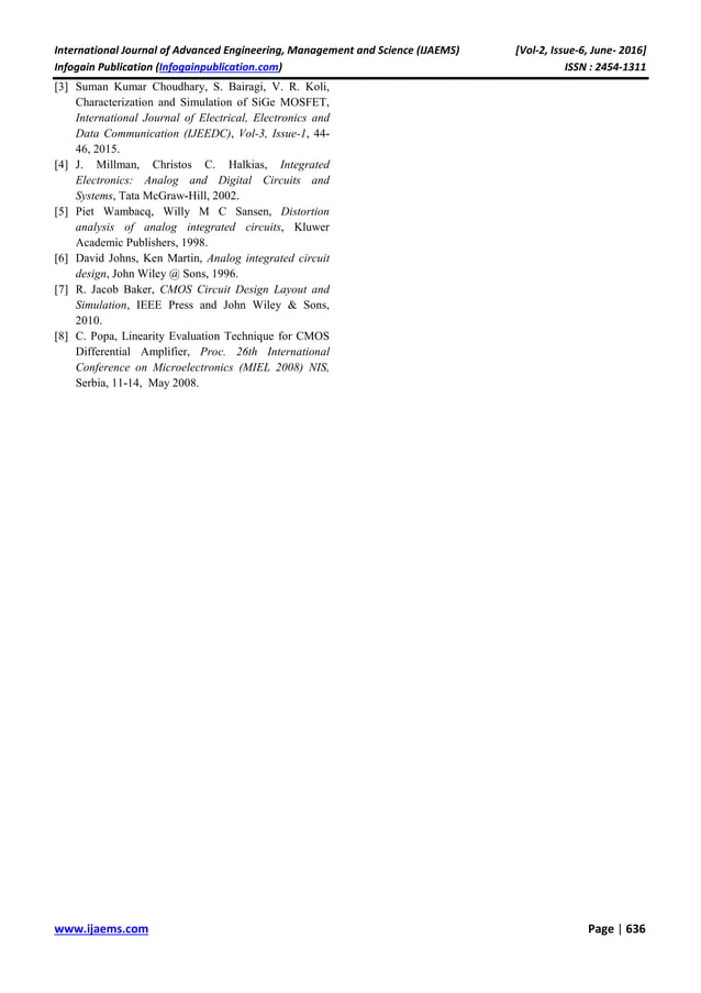 Distortion Analysis Of Cmos Based Analog Circuits Pdf