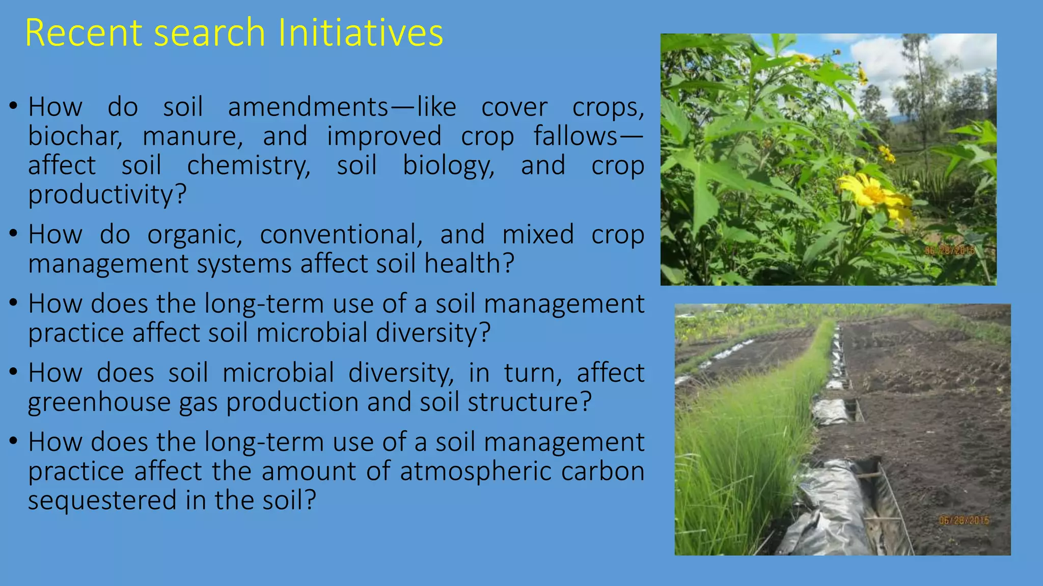 Soil Health Research and Development in PNG | PPTX