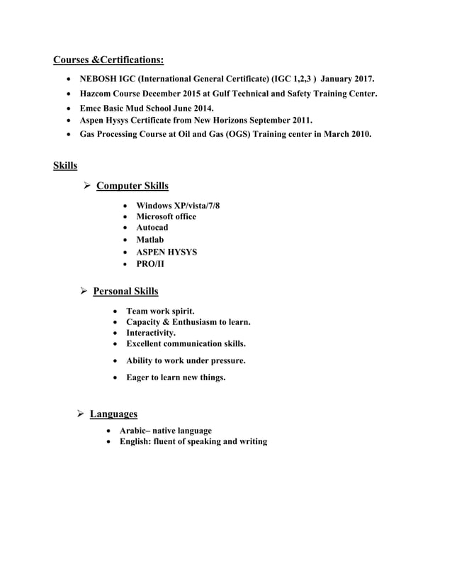 sharif ali CV | PDF