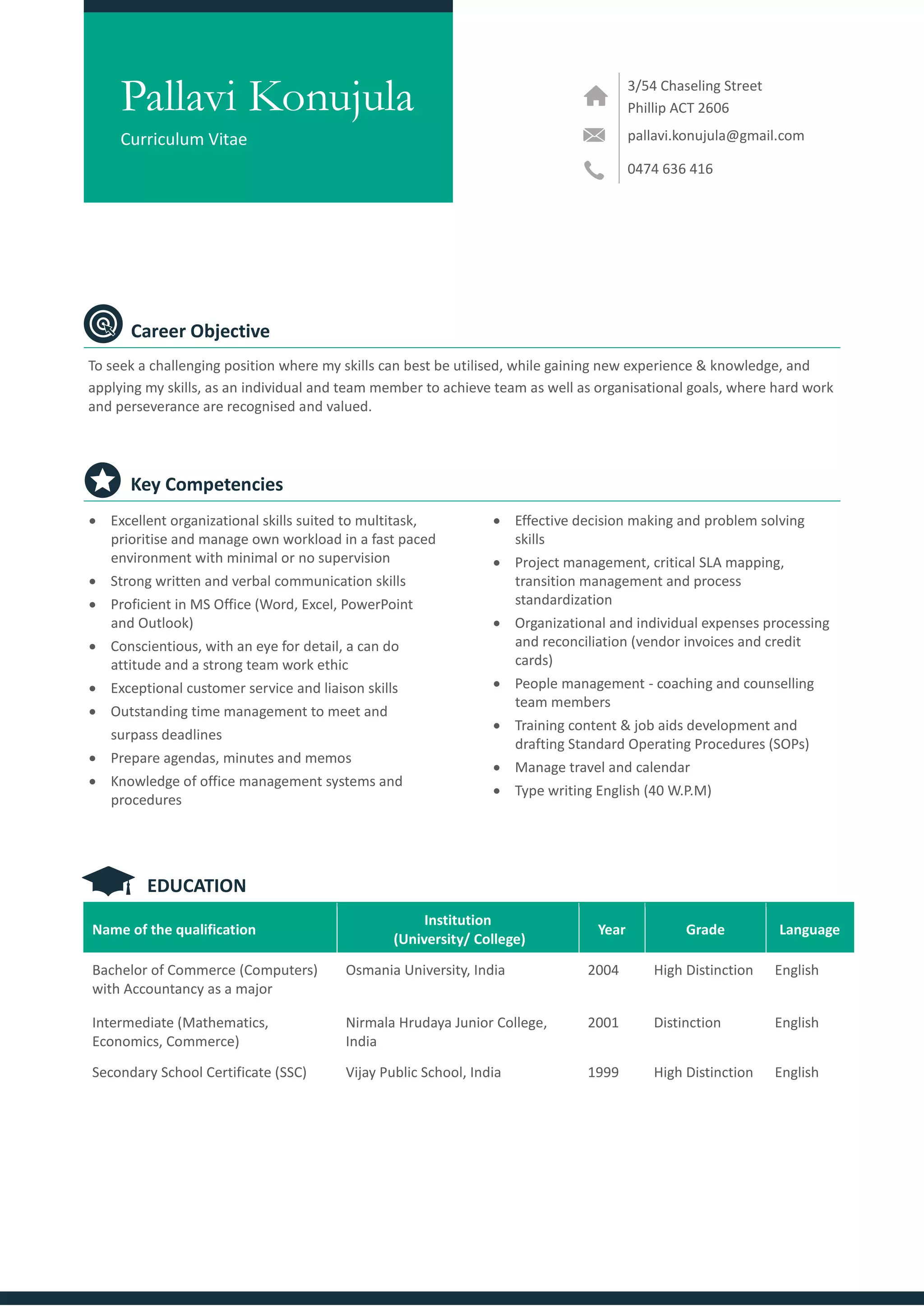Pallavi Konujula_CV | PDF