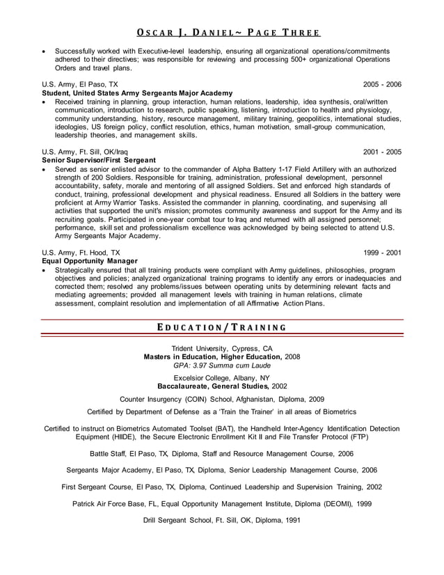 RMcDanielOscarResume | PDF