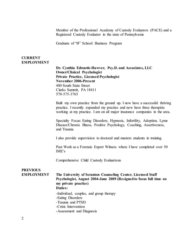 Cynthia Edwards-Hawver VITA Updated April 2016 | DOCX