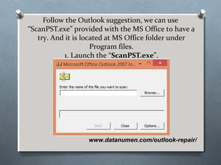 2 Methods to Fix Outlook Error "Errors have been Detected in the file ...